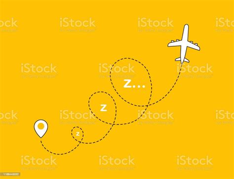 꿈의 비행 시작점과 대시 선 추적이 있는 비행기 비행 경로의 비행기 선 경로 아이콘입니다 현대 벡터 일러스트레이션 가리키기에 대한 스톡 벡터 아트 및 기타 이미지 Istock