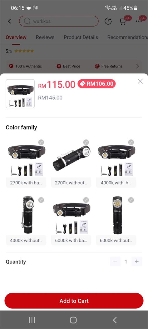 Sofirn Hs05 2700k And 4000k Rflashlight
