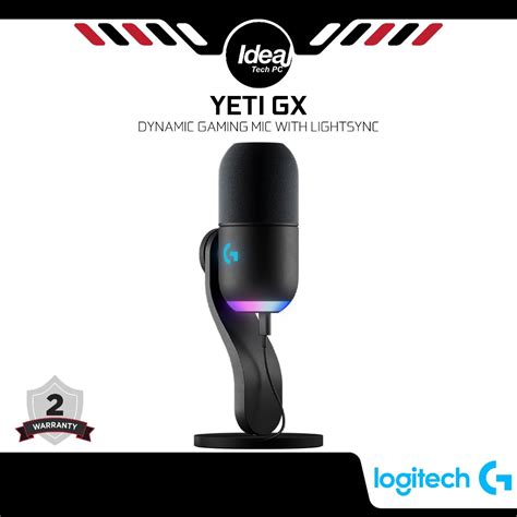 Logitech Yeti Gx Dynamic Rgb Gaming Microphone With Lightsync Shopee Malaysia