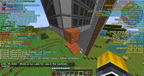 Reborn Storage Autocrafting Multiblock Pointing To An Air Block Outside