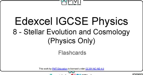flashcards physics only edexcel physics igcse pmt education