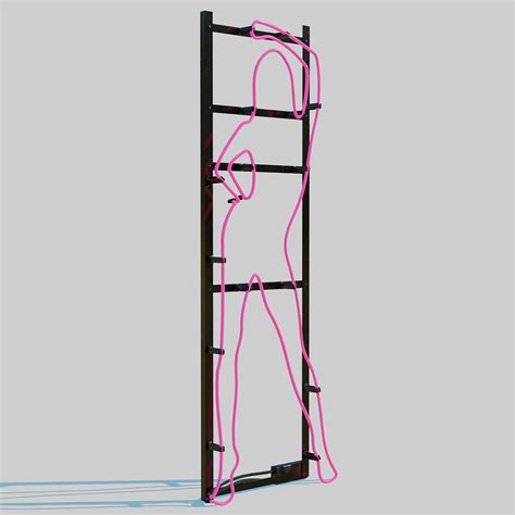 Neon Girl Sign 3d Model By Kambur
