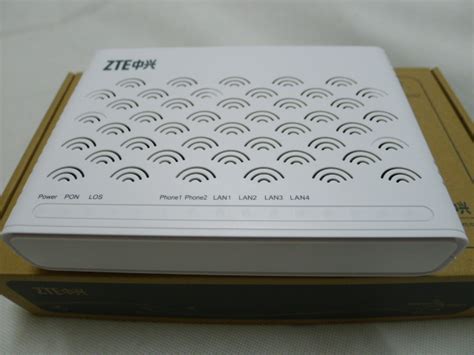 Zte Zxa F V Gpon Onu With Ethernet Ports And Voice Pots Apply To Ftth Mode Sip Or H