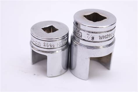 Snap On Tools Fd160 14 Pc 3 8 1 2 Drive Sae 3 8 15 16 Weatherhead Socket Set