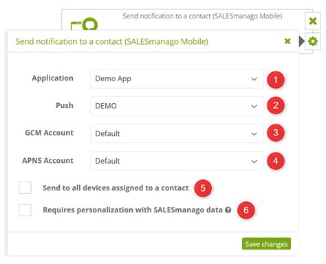 Action Send Push Notification To Contact Salesmanago Mobile Support Salesmanago Customer