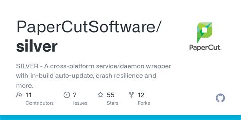 GitHub PaperCutSoftware Silver SILVER A Cross Platform Service Daemon Wrapper With In Build