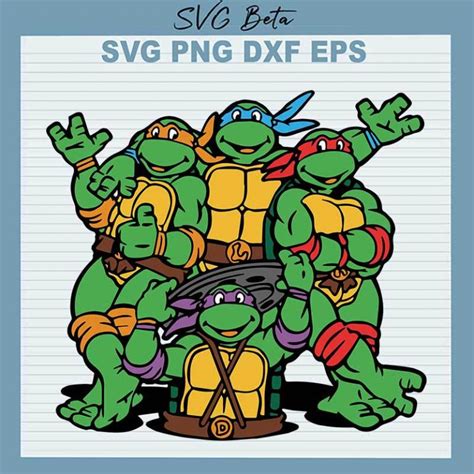 Ninja Turtle Svg Teenage Mutant Ninja Turtle Svg File