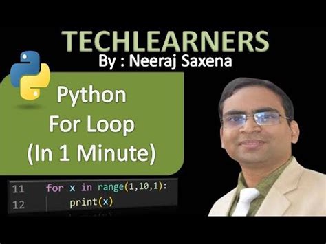 PYTHON For Loop In 1 MINUTE YouTube