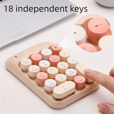 Mofii X910 2 4g Wireless Numeric Keyboard Mixed Color Digital Keypad Financial Accounting