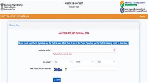 CSIR NET Admit Card Out Steps To Download Hall Ticket