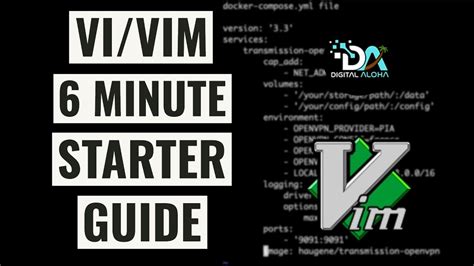 Learn The Basics Of Using Vi Or Vim With This 6 Minute Starter Guide