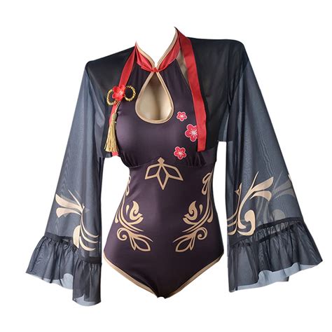 Genshin Impact Swimsuit Game Bathing Suit Hutao Lisa Swimwear Cosplay Desertcart South Africa