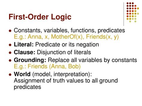 Ppt First Order Logic And Inductive Logic Programming Powerpoint