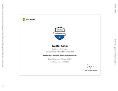 Sania Gupta On Linkedin View My Verified Achievement From Microsoft