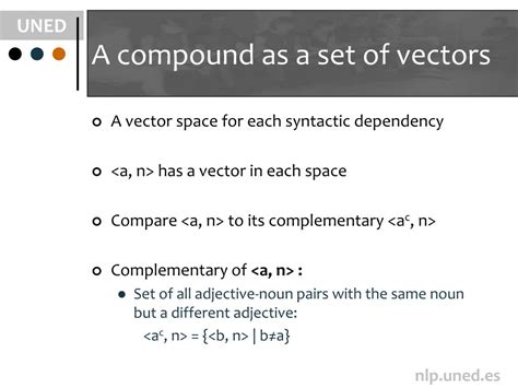 Ppt Detecting Compositionality Using Semantic Vector Space Models