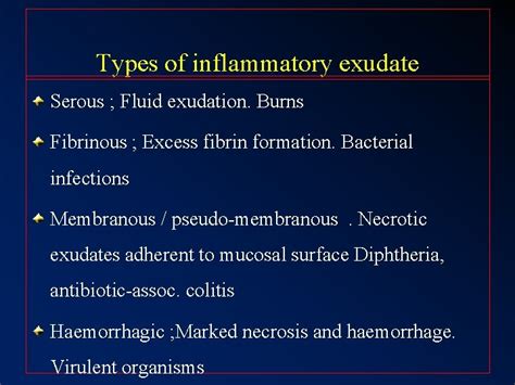 Inflammation Inflammation The Response Of Living Vascularised Tissues