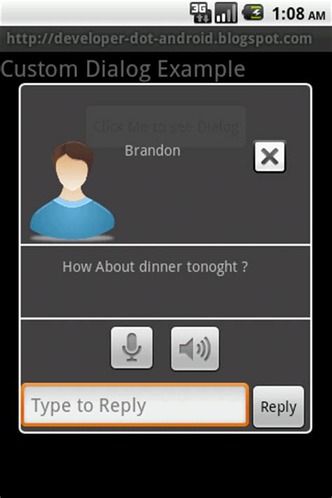 Developer Dot Android Custom Dialog In Activity