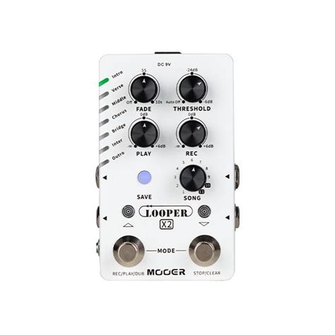 Mooer Looper X2 купить с гарантией снижения цены гитарная педаль стерео ...