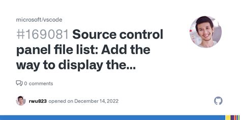 Source Control Panel File List Add The Way To Display The Number Of
