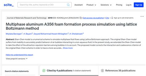 Multiphase Aluminum A356 Foam Formation Process Simulation Using Lattice Boltzmann Method