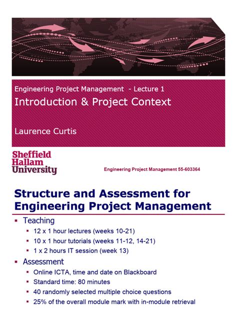 L01 Introduction And Project Context 2 Pdf
