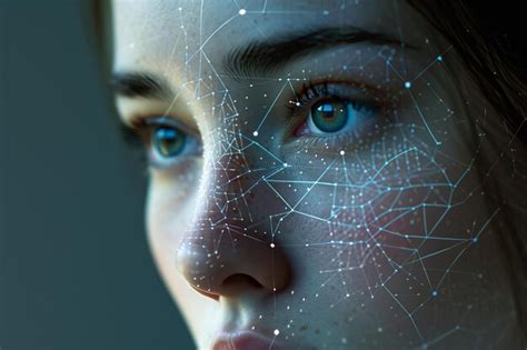 Premium Photo Analyzing Human Face Generate Ai