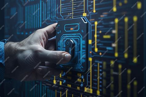 Premium Photo Cyber Security System Data Protection Digital Technology Computer Programmer