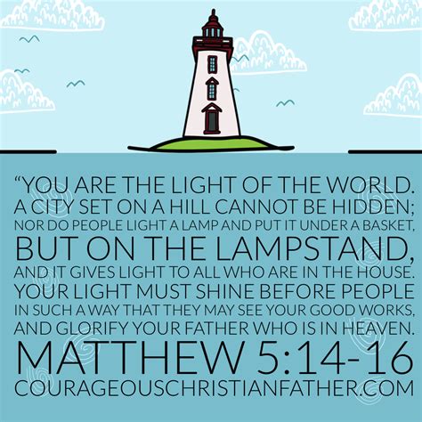 Light Of The World Courageous Christian Father
