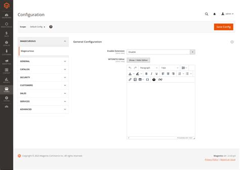 How To Add Wysiwyg Editor In Systemxml Configuration In Magento 2 Magecurious