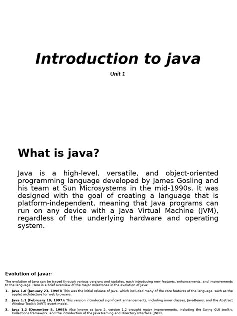Unit 1 Java Pdf Control Flow Java Programming Language