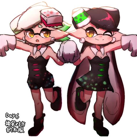 Callie And Marie Splatoon Drawn By Wuju Danbooru