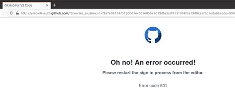 Error Signing In The Second Extension To Github · Issue 115062 · Microsoftvscode · Github