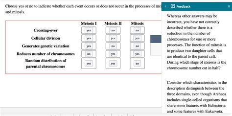 Solved х Yes Choose Yes Or No To Indicate Whether Each Event