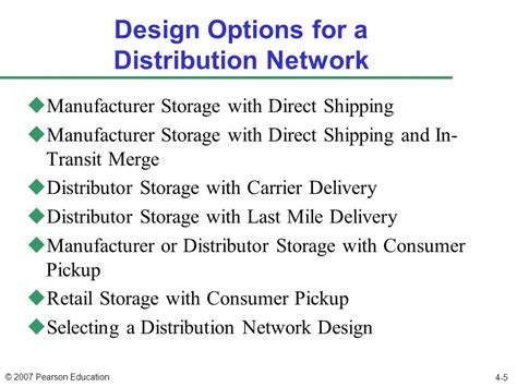 Design Options For A Distribution Network Agustnewtstanley