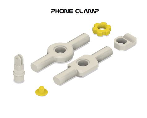 Desktop Modular Mounting System For Smartphones GoPro By Rogue Download Free STL Model