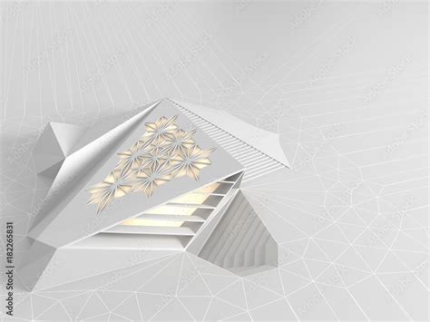 Abstract Architectural Chipboard Models
