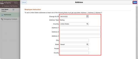 Hawaii Information Portal Setup Your Payroll Address And Emergency Contacts