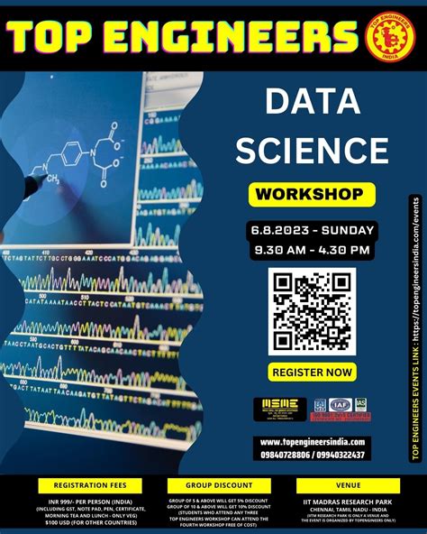 Data Science Workshop 2023 Top Engineers Workshop Chennai