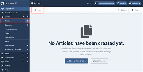 joomla tutorial learn fast and create a website supporthost