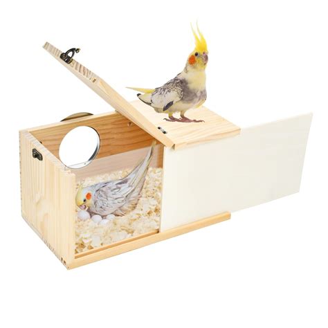 Parrot Nesting Box Cockatiel Nesting Box Bird Breeding Box House Desertcart India