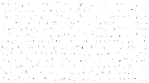 Premium Stock Video Dynamic Watermark Overlay Letters On White