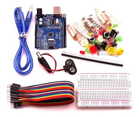 kit inicial para arduino uno r3 mini compatible cuotas sin interés