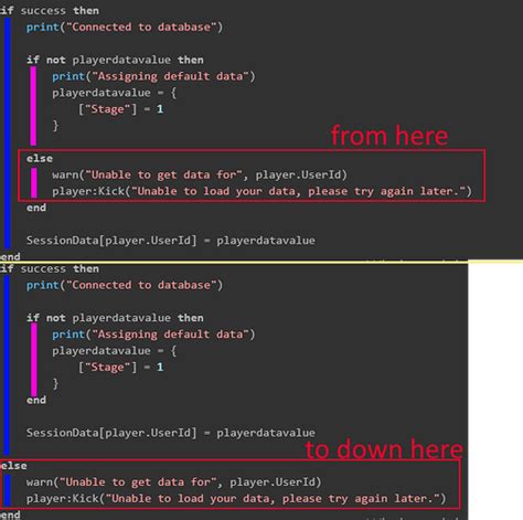 Game Unable To Load DataStore Player Data Scripting Support