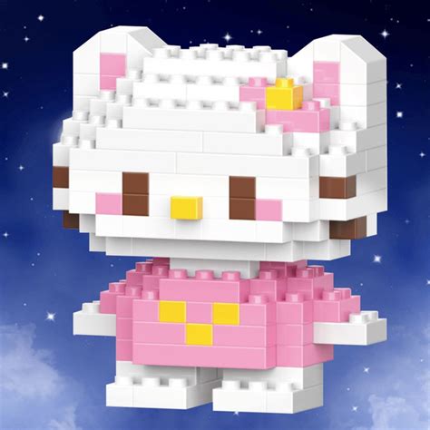 Bricks Конструктор 3d Hello Kitty купить с доставкой по выгодным ценам в интернет магазине