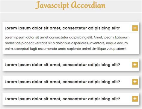 Github Mahabeeraccordian Using Html Css And Vanilla Javascript