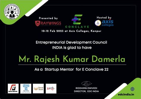 Econclave Edcindia Edc Startups Entrepreneurship Opportunity Business Funding Mentoring