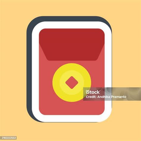 스티커 중국어 빨간 봉투 중국 설날 축하 요소 인쇄 포스터 로고 파티 장식 인사말 카드 등에 적합합니다 0명에 대한 스톡 벡터 아트 및 기타 이미지 Istock