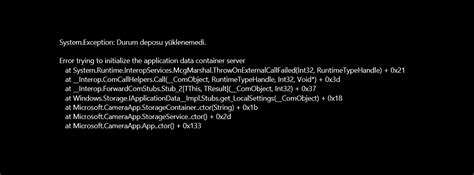 windows 10 error trying to initialize the application data container server hatası technopat