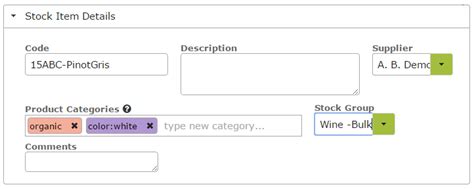 vinsight documentation sales reporting using categories vinsight