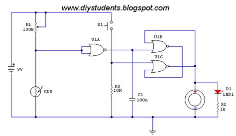 DIY Babes Light Detector Circuit